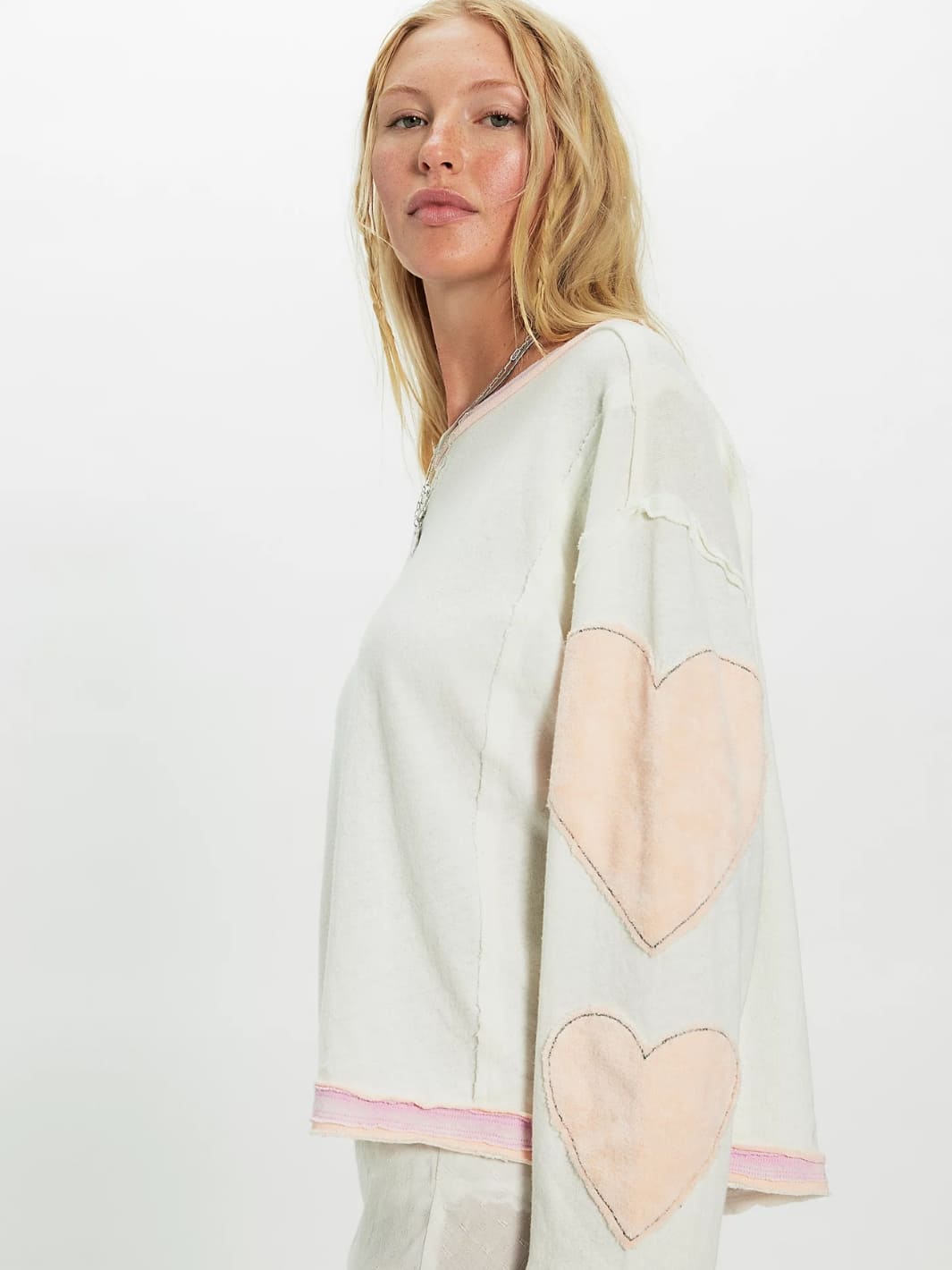 We the Free by Free People You're A Star Tee in Mint Heart Combo ...